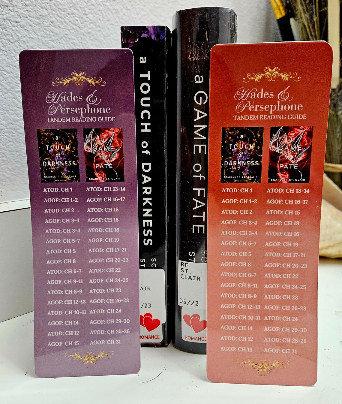 Hades & Persephone Tandem Read Bookmark | A Touch of Darkness | A Game ...