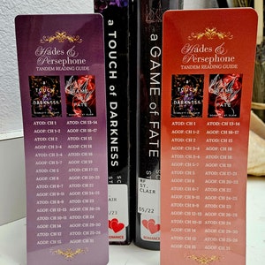 Hades & Persephone Tandem Read Bookmark | A Touch of Darkness | A Game ...