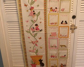 Fabric Growth Chart - Etsy