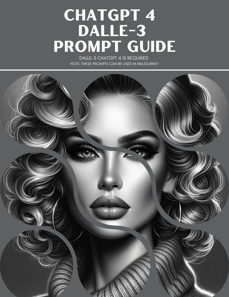 DALLE-3 PROMPT GUIDE: Digital Download Tool, Creative Inspiration ...