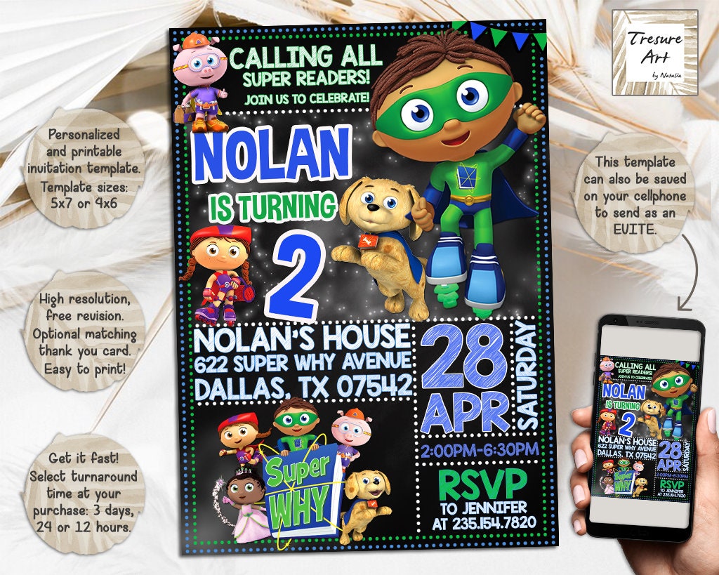 Printable Super Why Logo