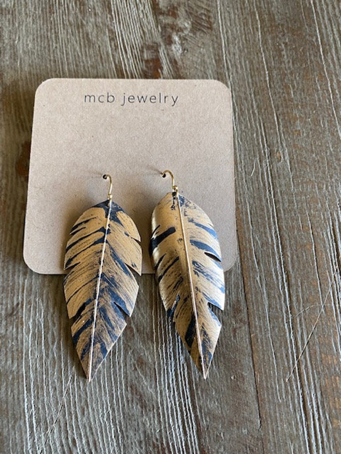 Recycled - Earth Friendly - Hand Painted Earrings, Organic, Sustainable ...