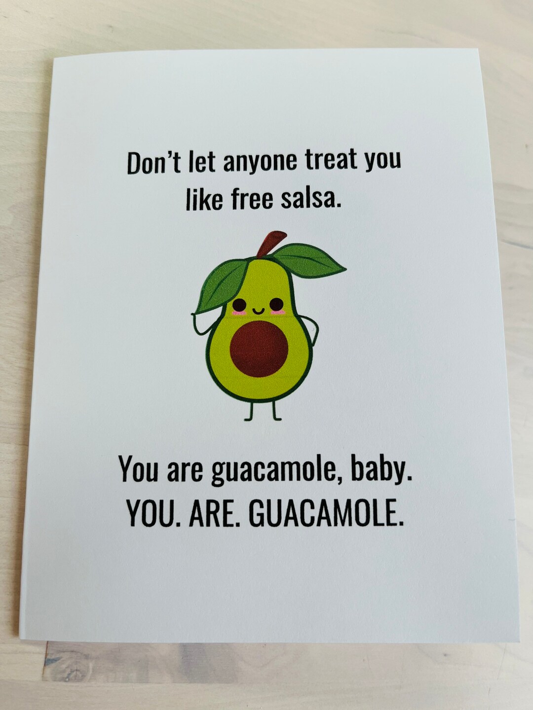 Funny Friendship Card, Guac Card, Guacamole Card, Avocado Card ...