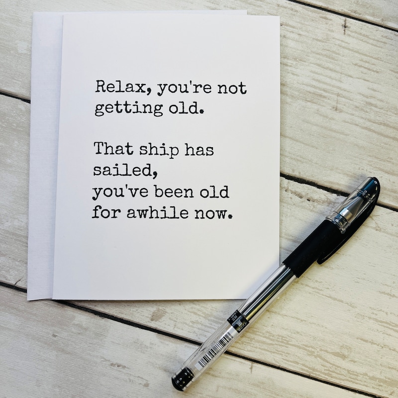 Funny Old Lady Greeting Cards - Etsy