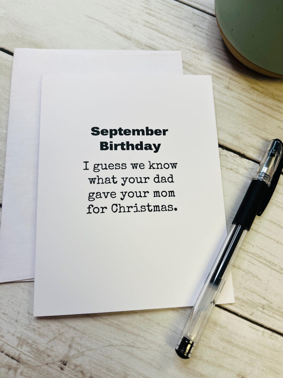 September Birthday Card / Funny Birthday Card / Friend Birthday Card ...