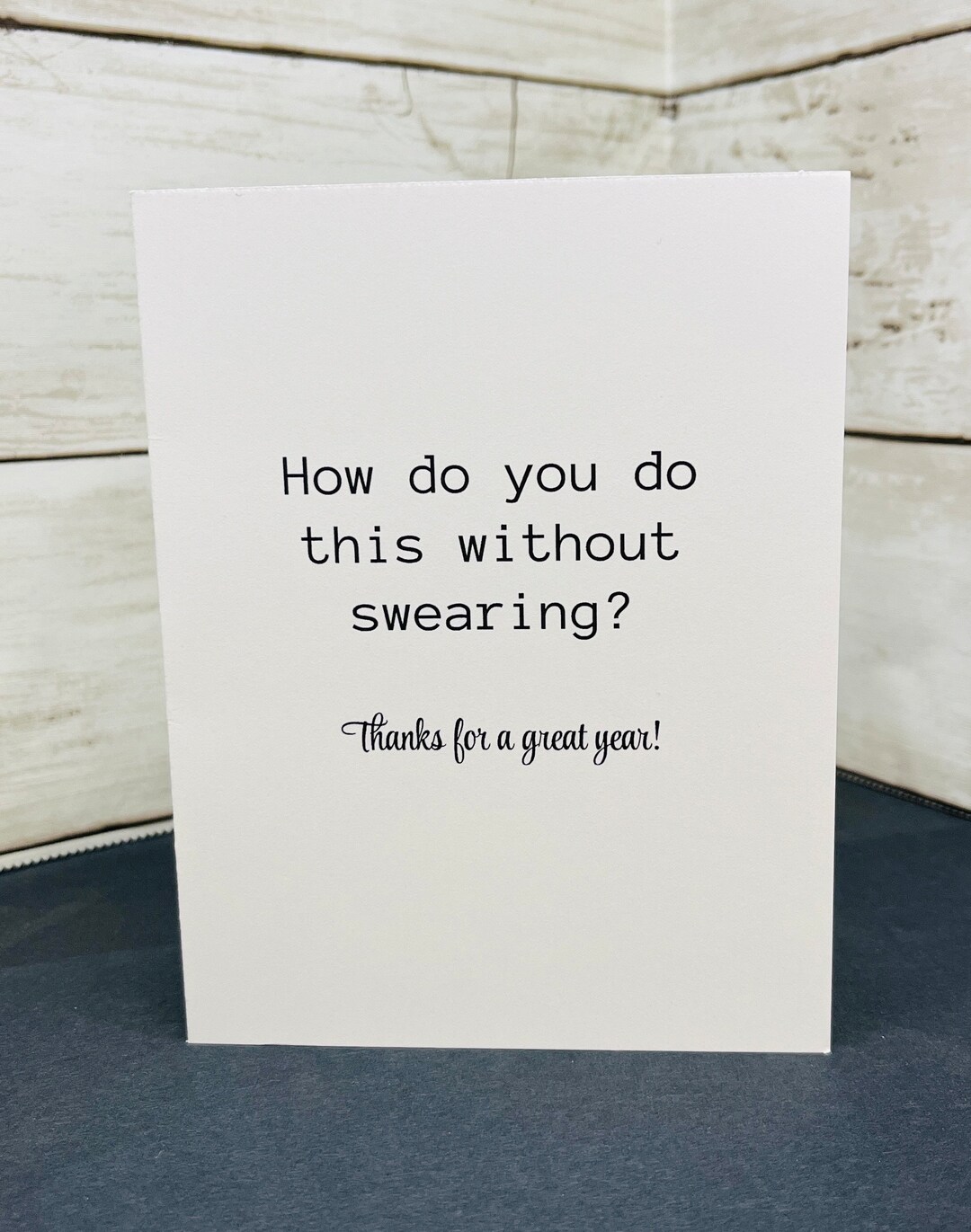 Teacher Appreciation / Funny Teacher Card / Teacher Gift / Teacher ...