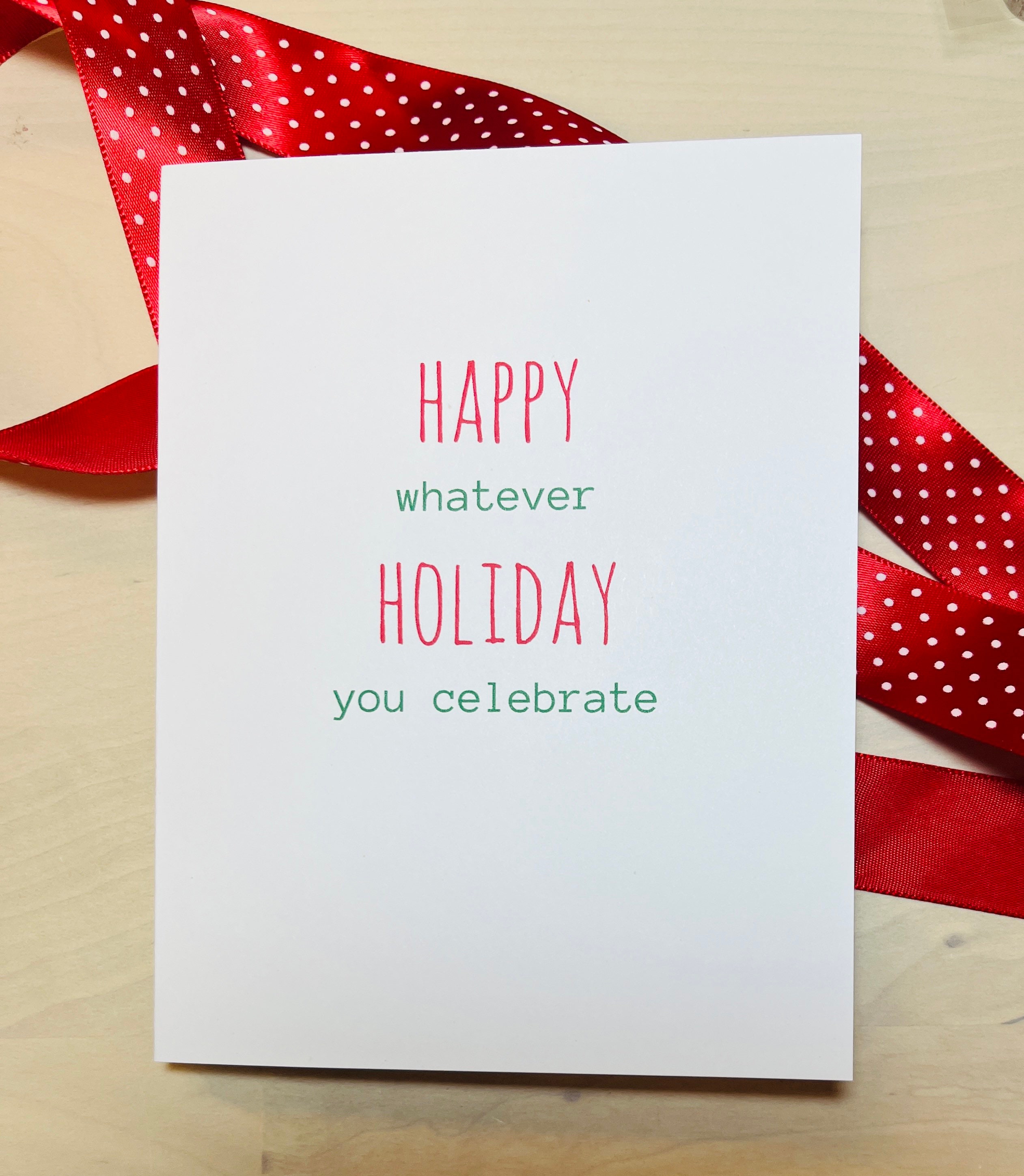 Funny Christmas Card, Funny Holiday Card, Sarcastic Christmas Card ...