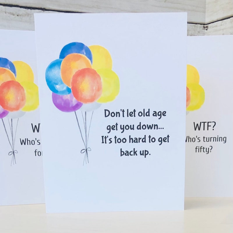 Old Age Card - Etsy