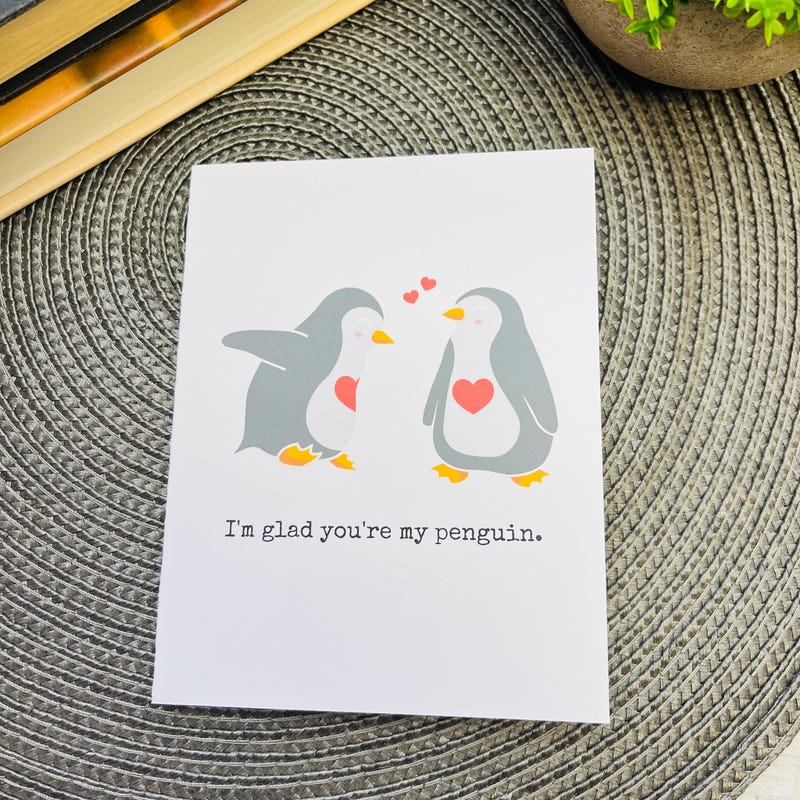 Penguin Pun Card - Etsy