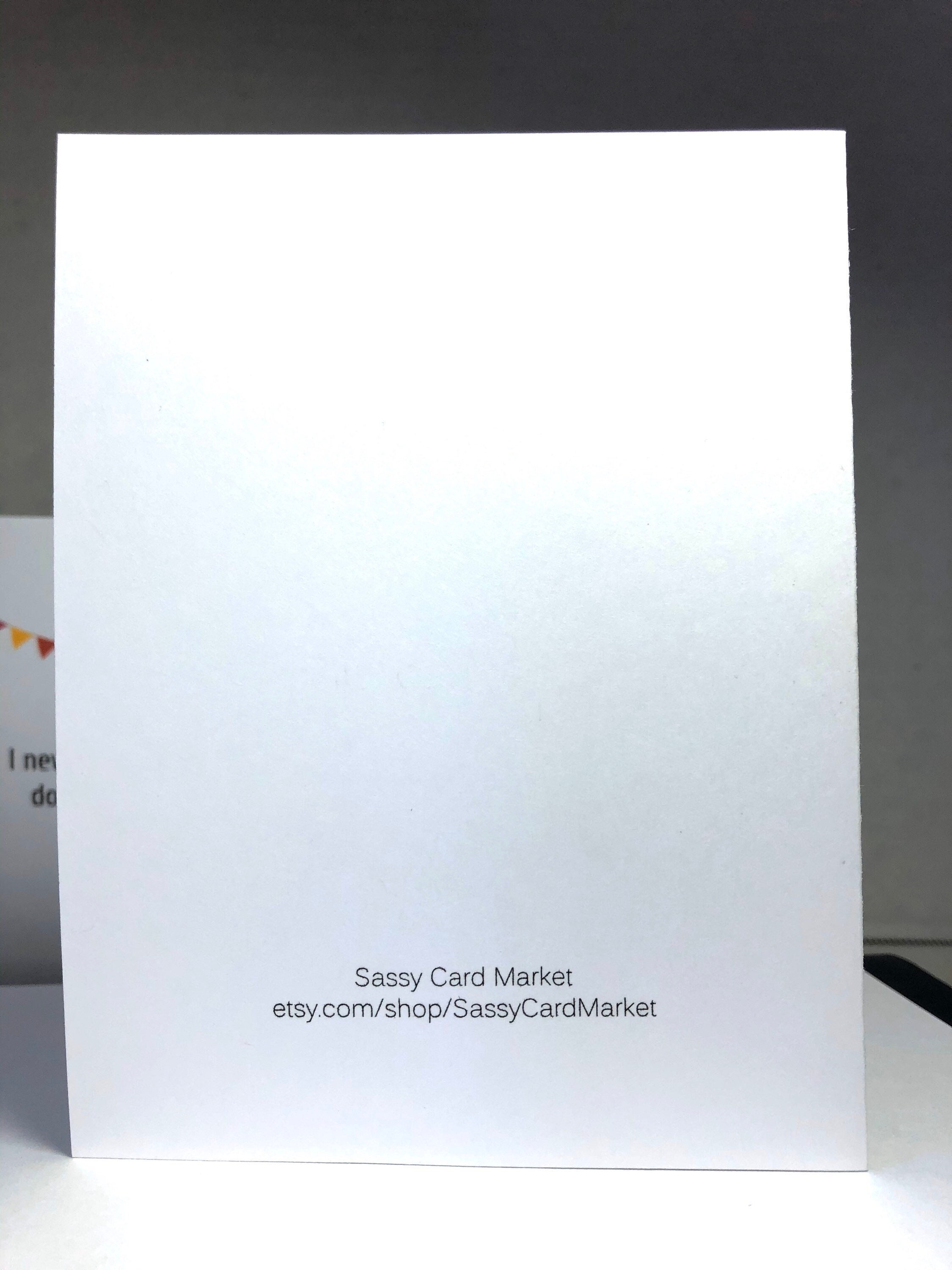 Funny Work Card, Funny Coworker Card, Not Excited to Work Card, Sassy ...