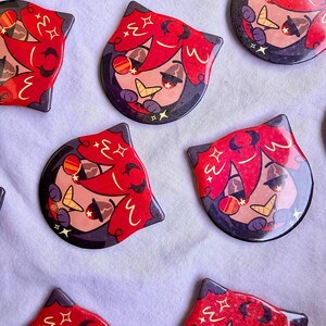 Hazbin Hotel Alastor CATBOY Pin - Etsy