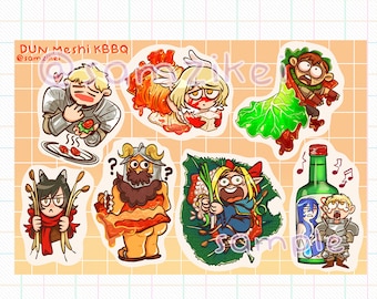 Dungeon Meshi Sticker Sheet - Etsy