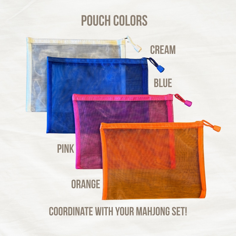 Personalized Mahjong Card Pouch: Mahjong Accessories Bag - Etsy