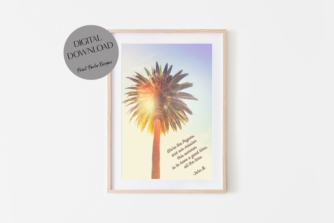 John B. Quote Print, Digital Download, Outer Banks TV Show Inspired Art ...