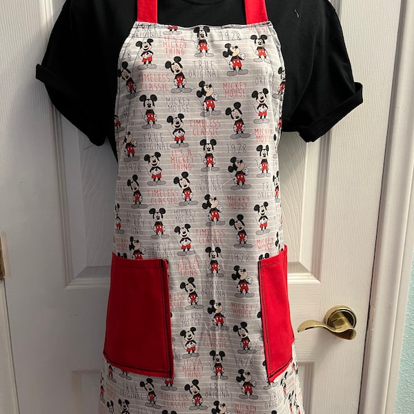 Mickey Mouse Apron - Etsy