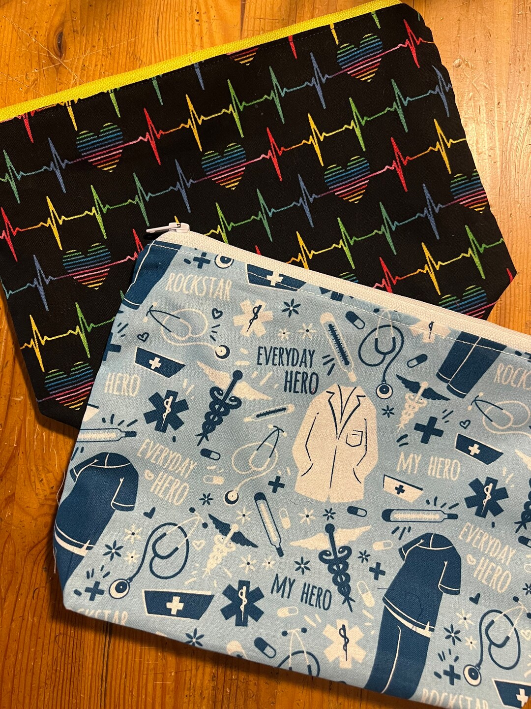 Hero’s Zipper Pouches - Etsy