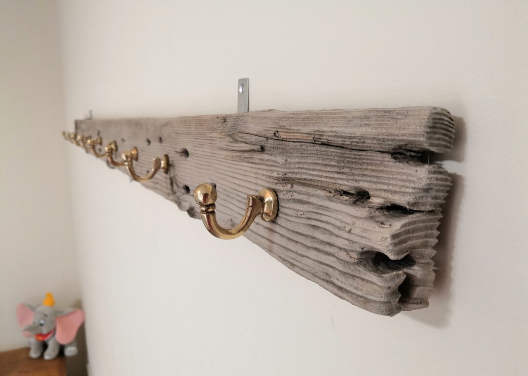 Nature-carved Hardwood Coat Rack office Furniture 8 Hook Rack - Etsy