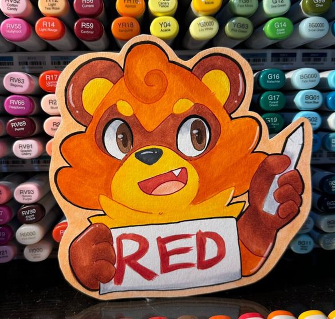 Custom Traditional Marker Badges Sonic, Human, Fursonas Fit for ...