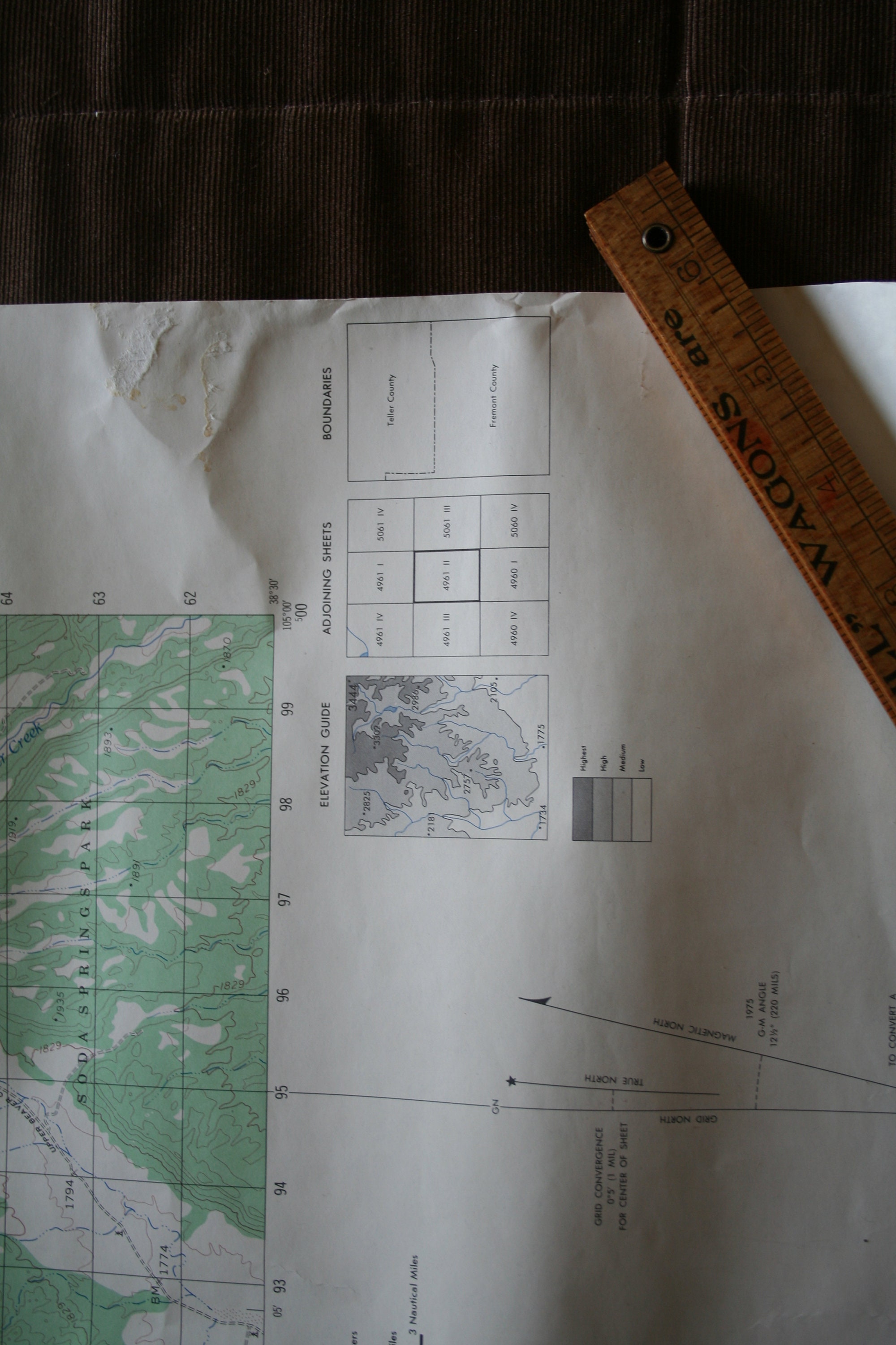 Colorado Topographical Map CHEESMAN LAKE CO 14ER Tarryall Mountains ...