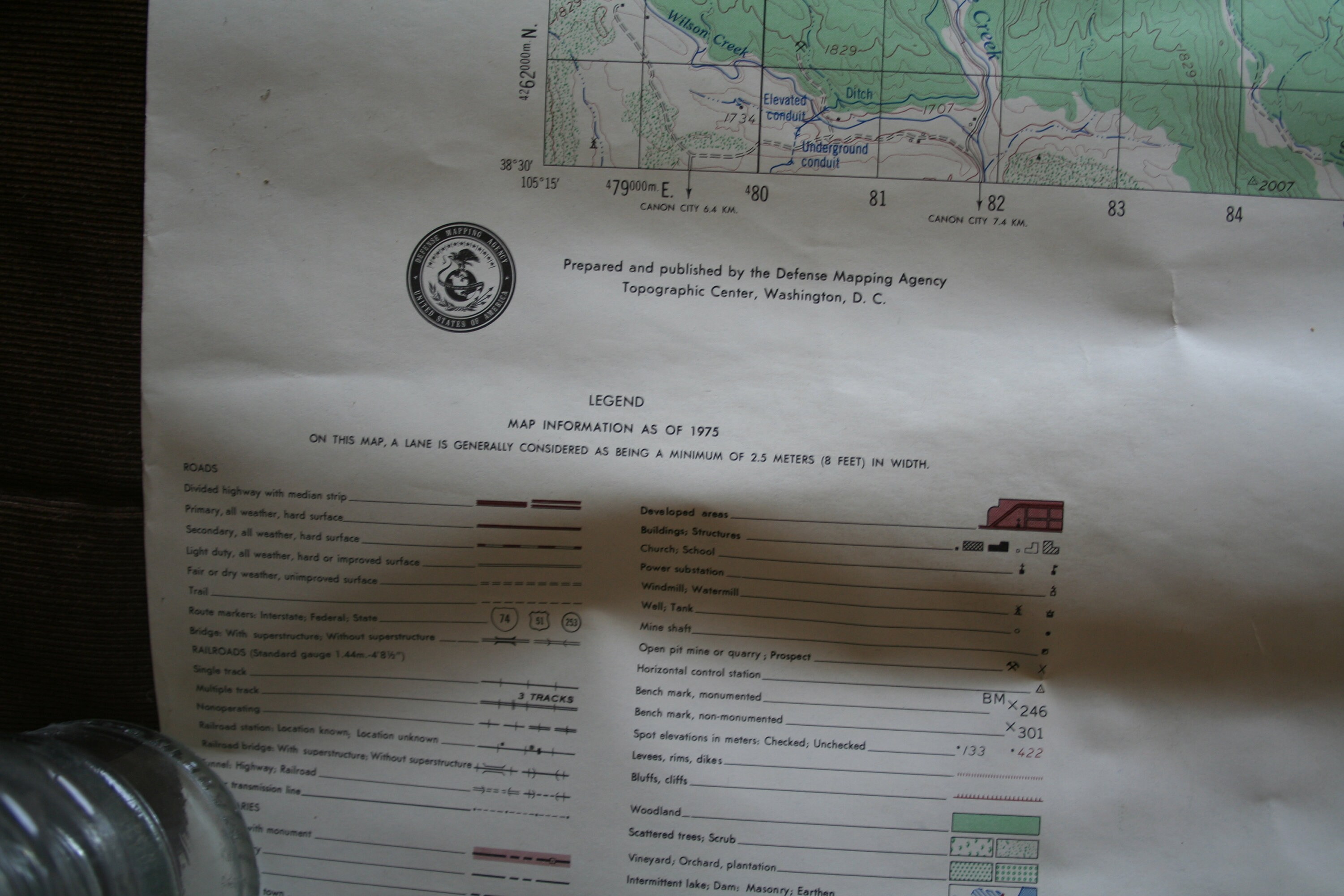 Colorado Topographical Map CHEESMAN LAKE CO 14ER Tarryall Mountains ...