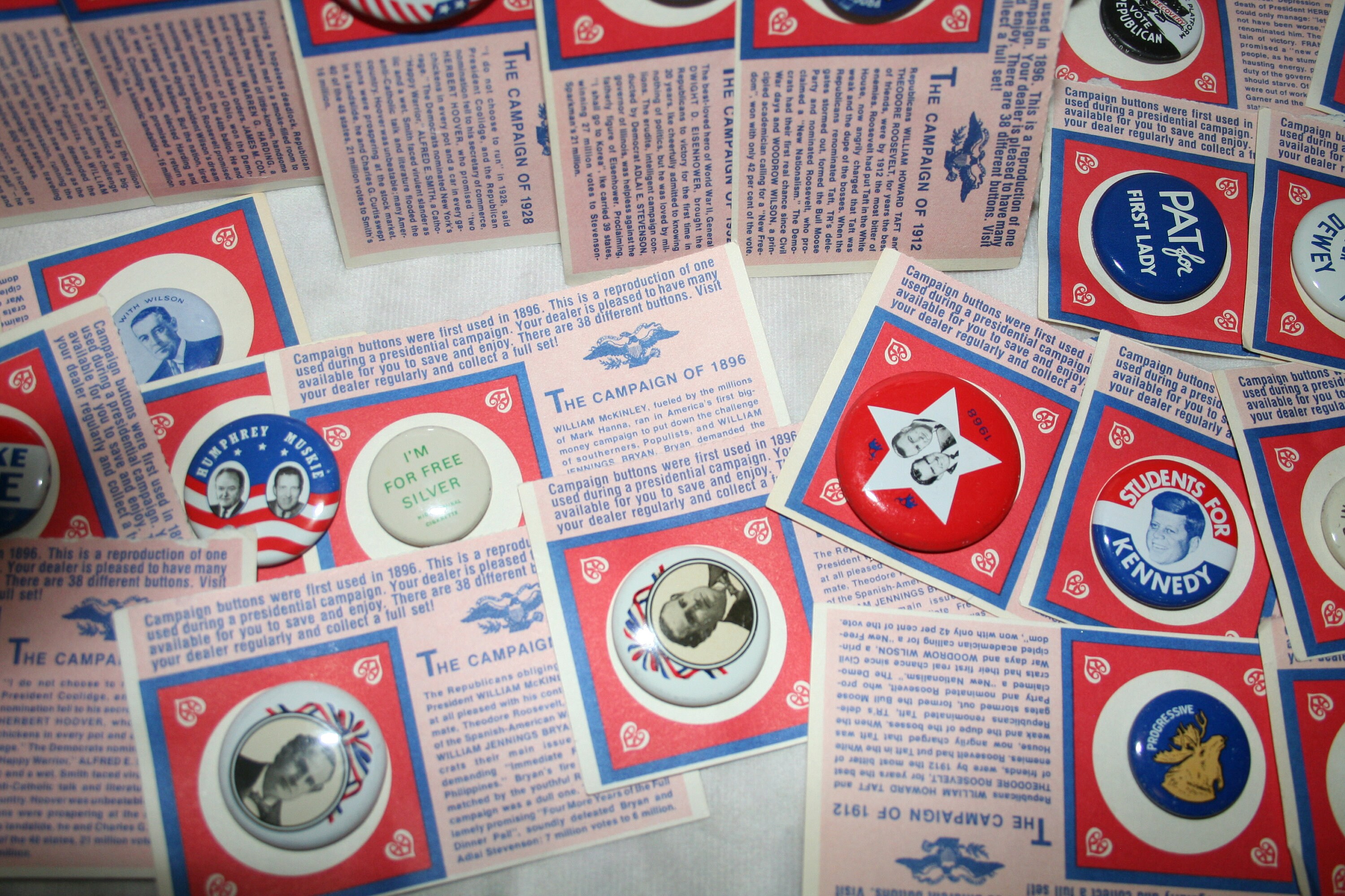 Presidential Campaign Buttons Vintage Large Lot 39 Reproductions - Etsy