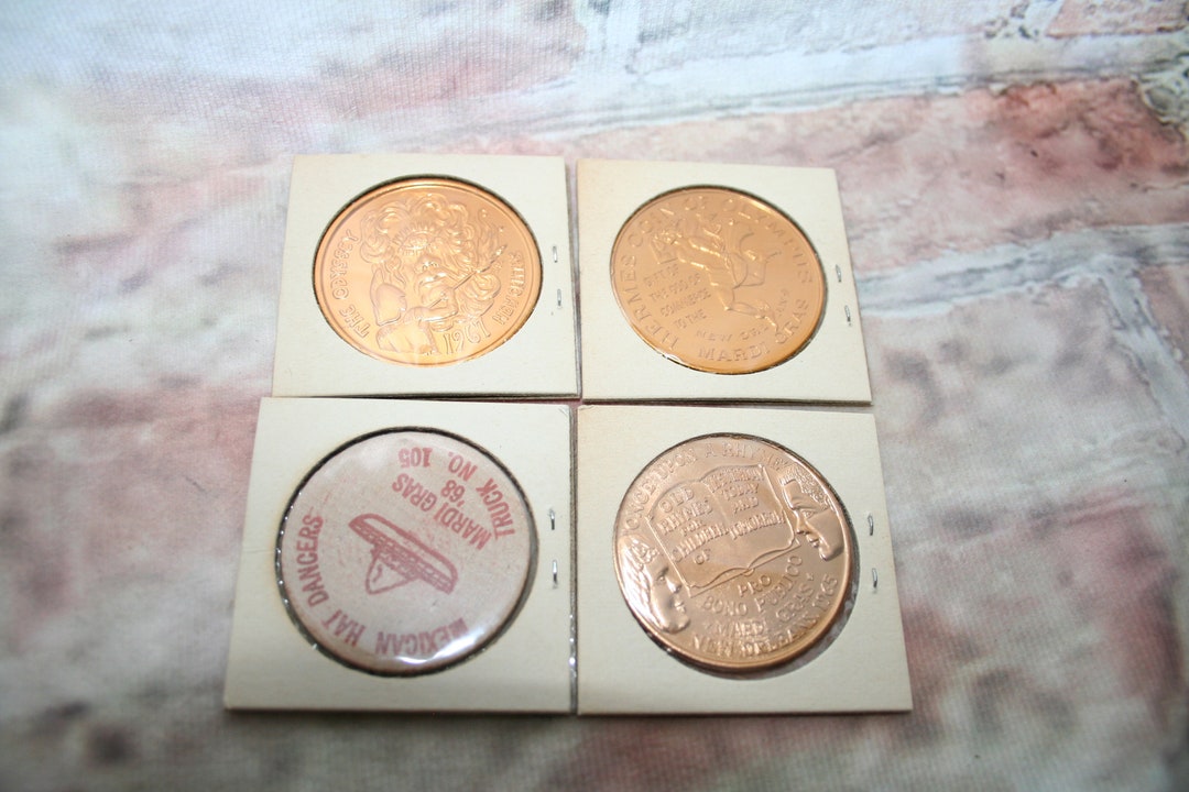 ALADDIN and the LAMP Mardi Gras New Orleans Vintage Doubloons Rare ...