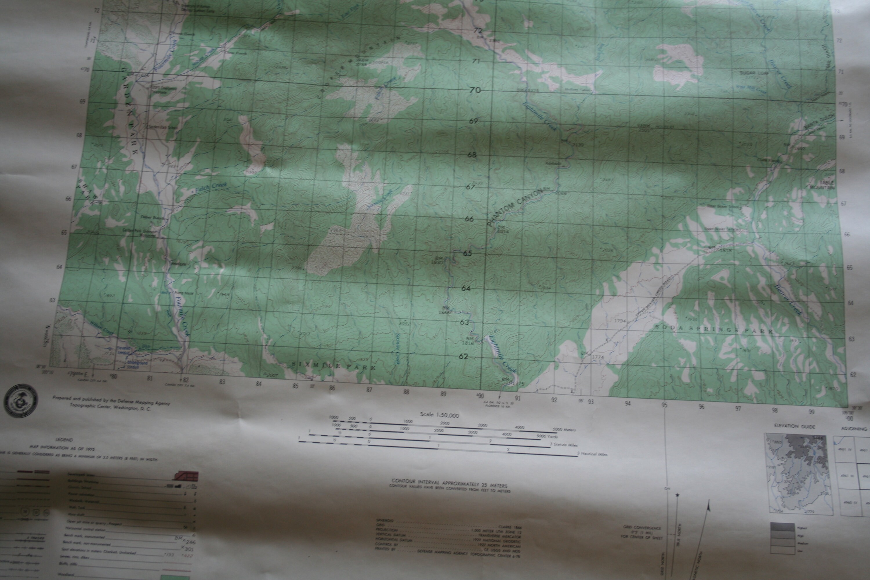 Colorado Topographical Map CHEESMAN LAKE CO 14ER Tarryall Mountains ...