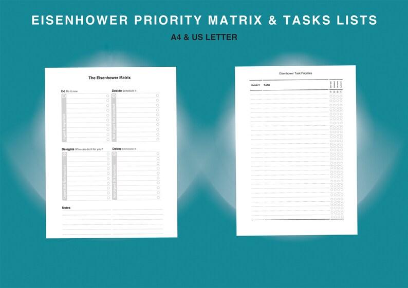 Eisenhower Matrix & Task Priorities - Etsy