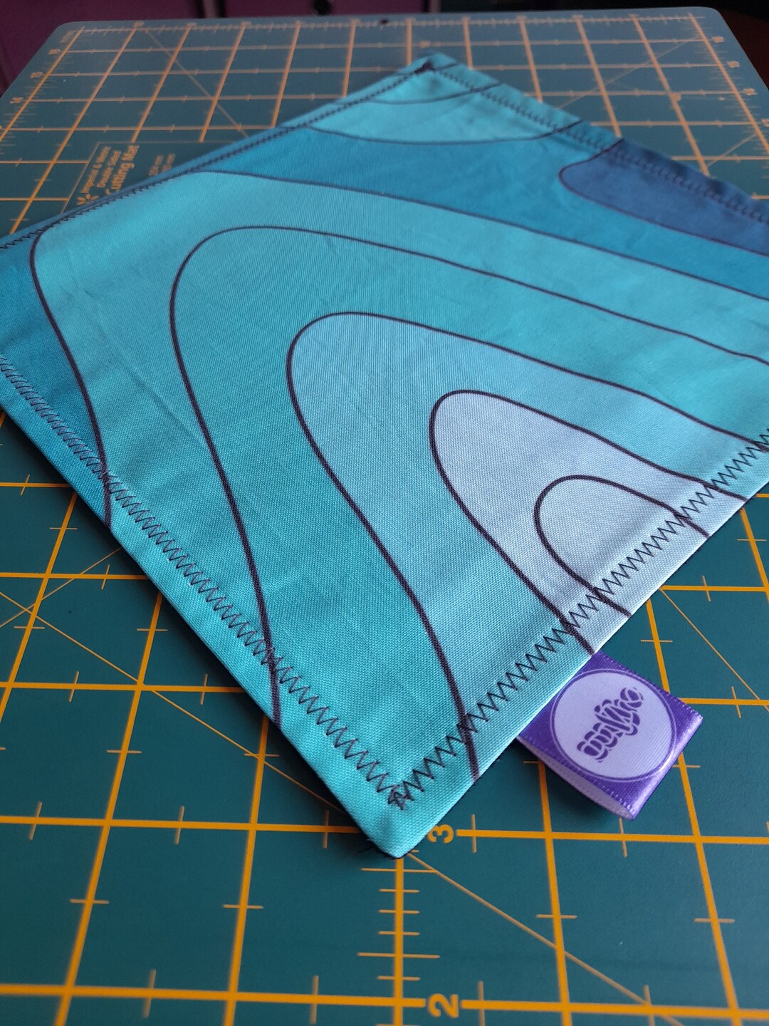 EDC Hank, Handkerchief, Hank, Edc Sea Topo - Etsy