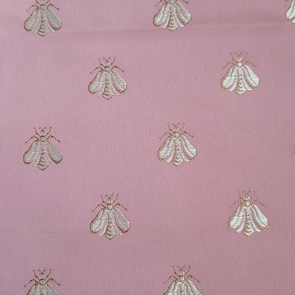 Bees Pink Fabric - Etsy