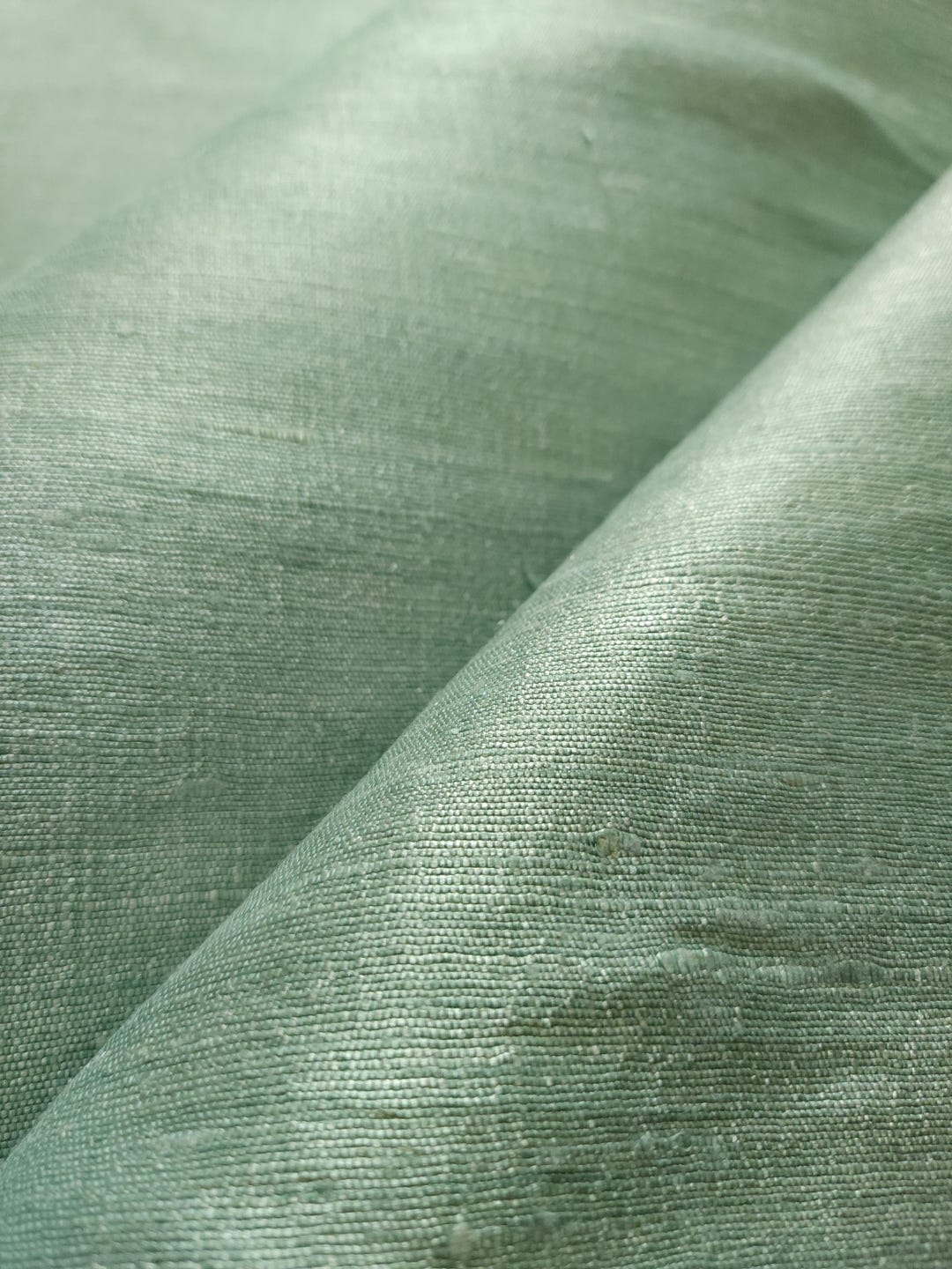 69 Inches Long Silk Drapery Upholstery Fabric Remnant Teal and Aqua - Etsy