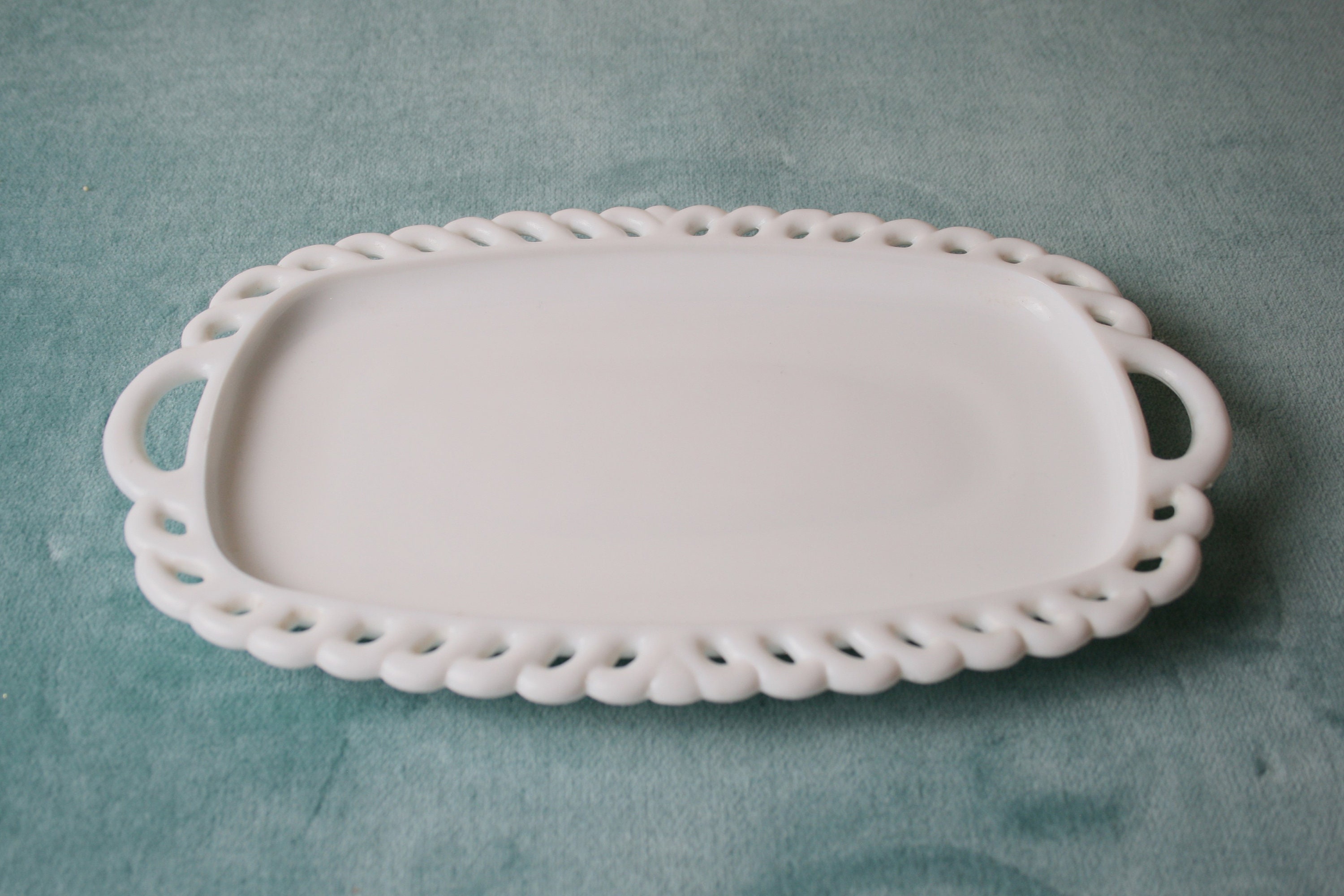 Indiana Glass Colony Harvest Pattern Underplate for Creat and Sugar ...