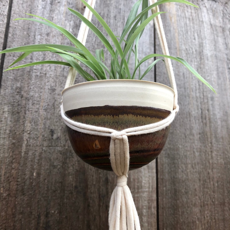 Ceramic Hanging Planter - Etsy
