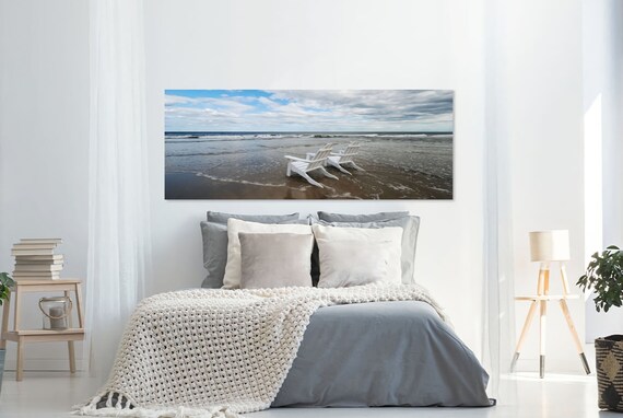 Beach Chairs at Low Tide Panorama Photo Housewarming Gift - Etsy