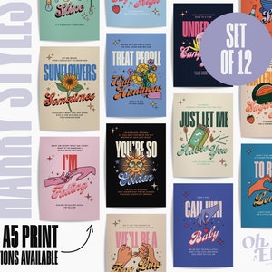 Cherry Art Print, Harry Styles Poster, Fine Line Wall Art, Typographic ...