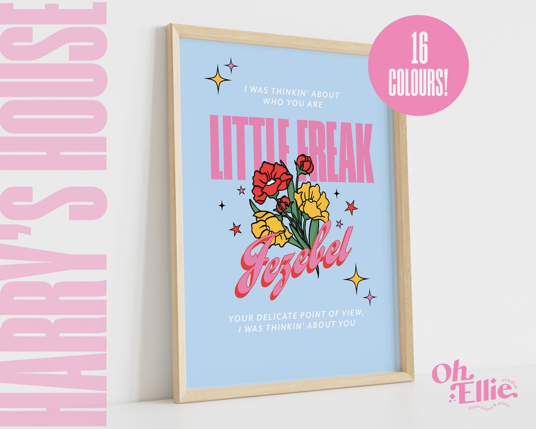 Little Freak Print, Harry Styles Poster, Harry's House Wall Art ...