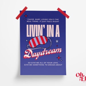 Daydreaming Print, Harry Styles Poster, Harry's House Wall Art ...