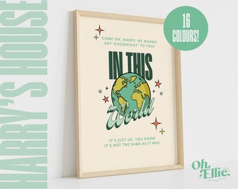 Harry Styles Lyric Print - Etsy UK