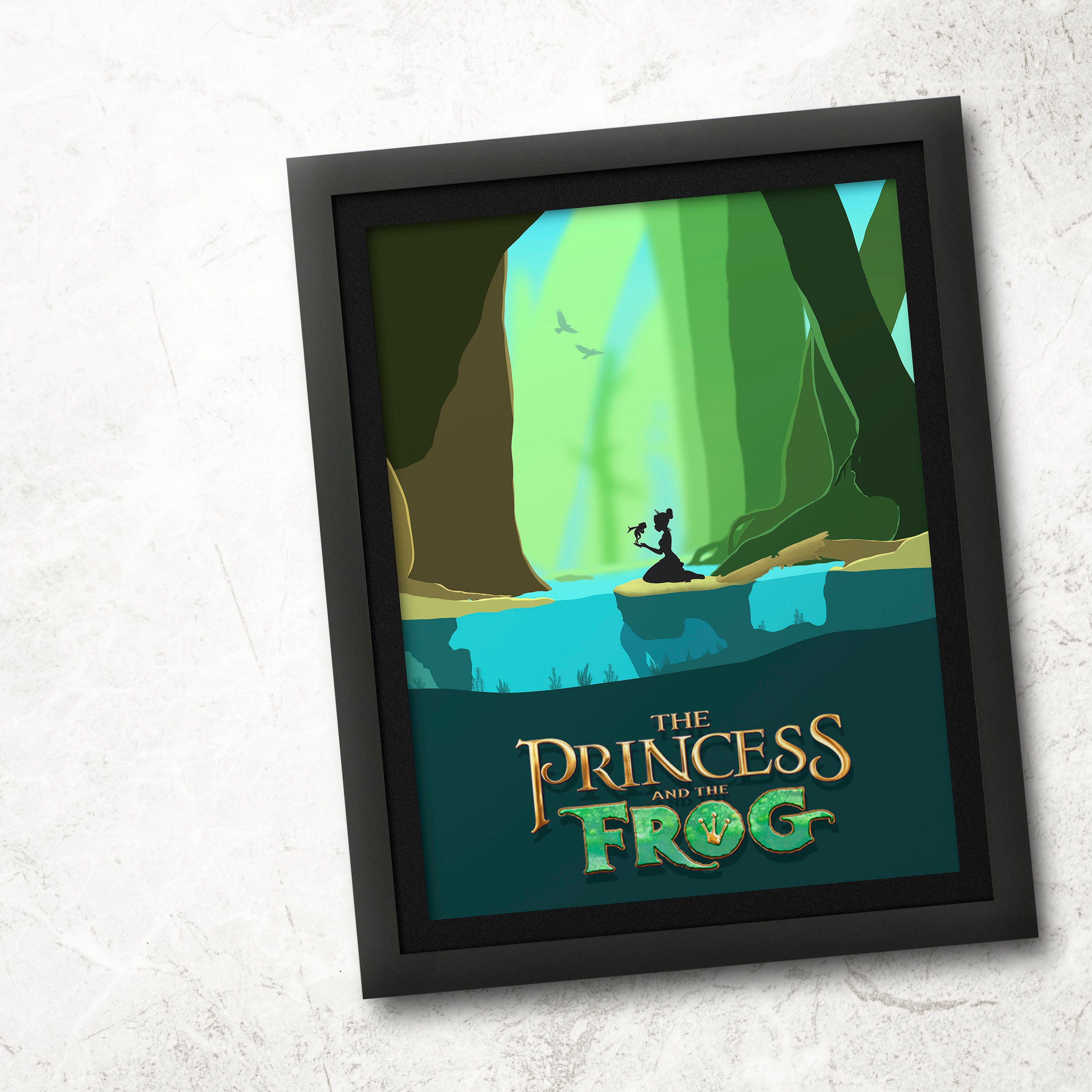 The Princess and The Frog Poster Disney Movie Poster The | Etsy