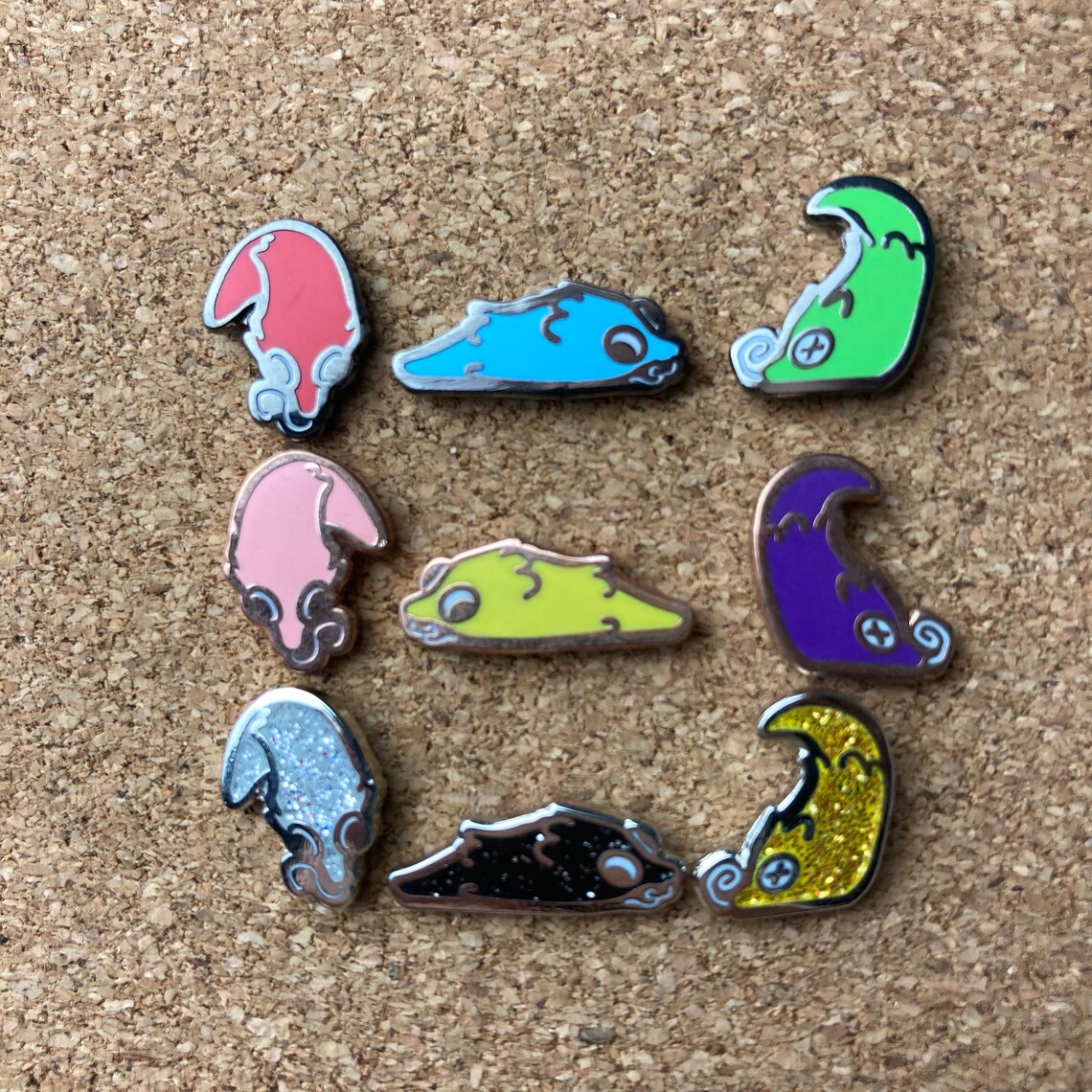 Worm on a String Mini Pins - Etsy