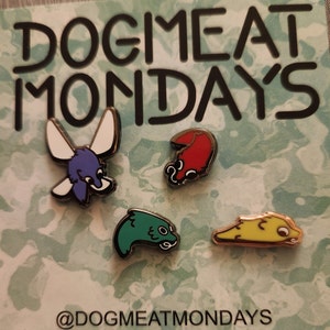 Worm on a String Mini Pins! - Etsy