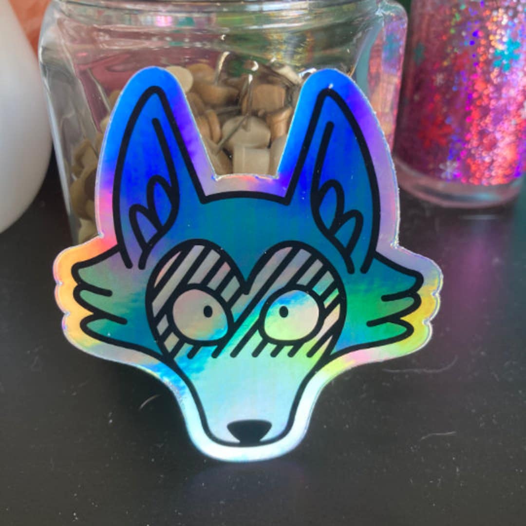 Legoshi Iridescent Sticker - Etsy