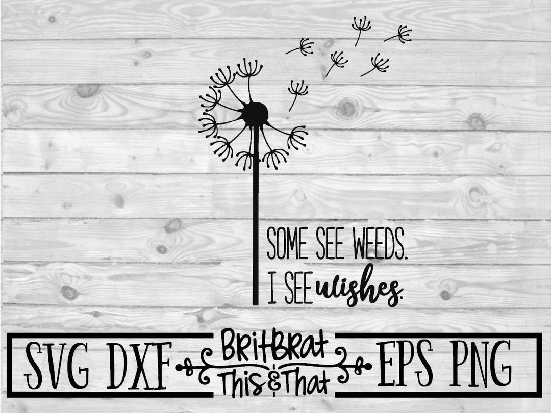 Dandelion Wishes .svg .dxf .eps .png - Etsy