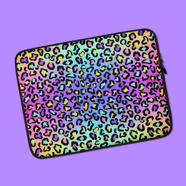 Rainbow Laptop Case - Etsy