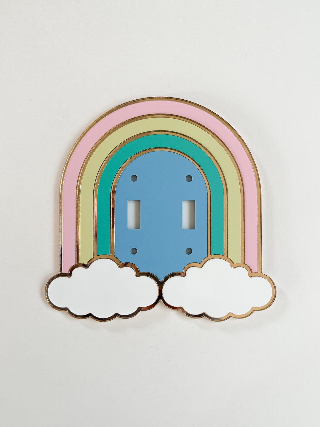 Rainbow Light Switch Plate Cover / Rainbow Decor / Rainbow - Etsy