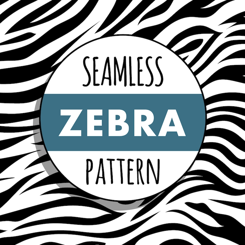 Zebra pattern - Etsy España
