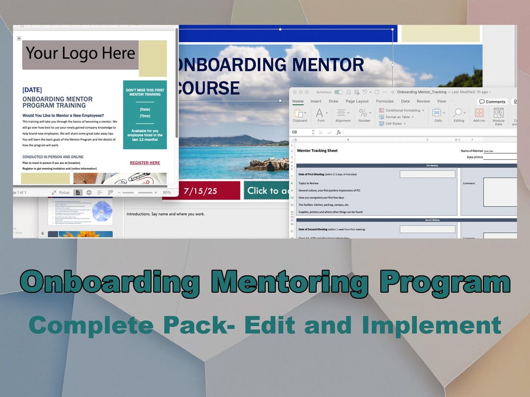 Mentorship Made Easy: Editable Templates for New Hire Success - Onboard ...