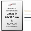 Custom Frames for Odd Poster Sizes in Inches | Aluminum in 14 Colors ...