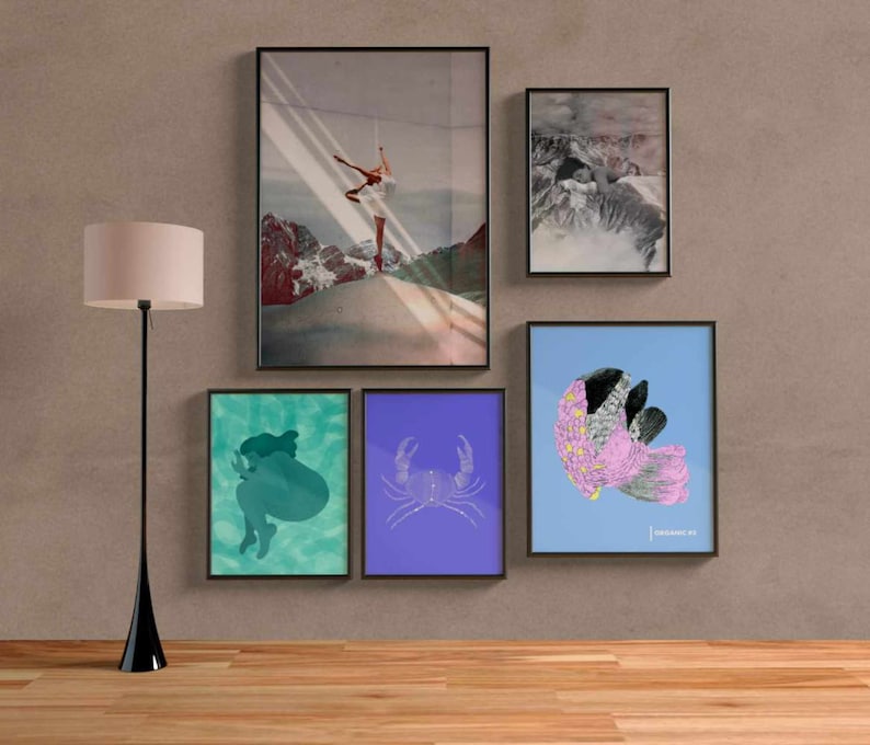 Elegant Thin Aluminum Frame for Posters & Photos 50x100 100x50 and 45 X ...
