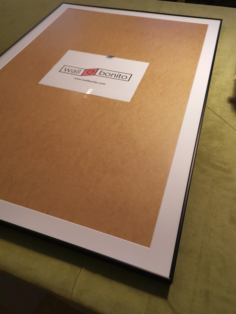 Picture Frame With Mat | Slim Aluminum Frames Matted to Any Size ...